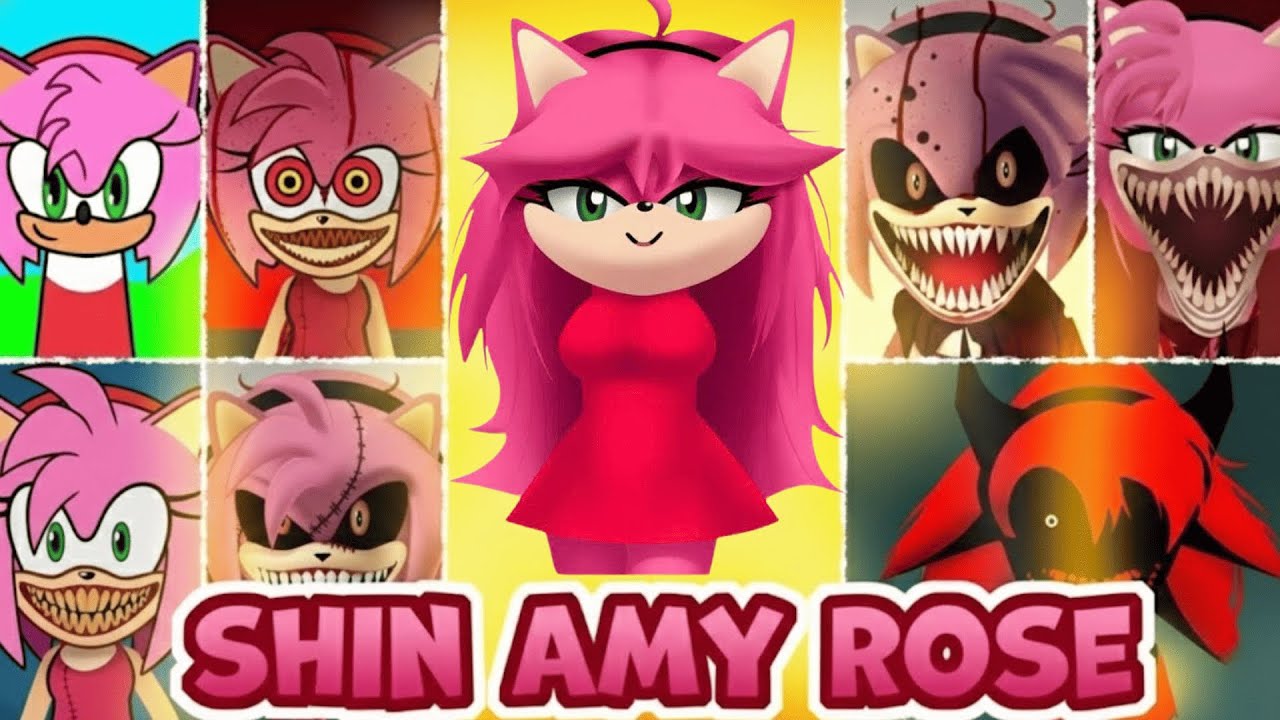My New Sprunki OC- Amy Rose - NEW PHASE 9 (FNF AMY) - YouTube