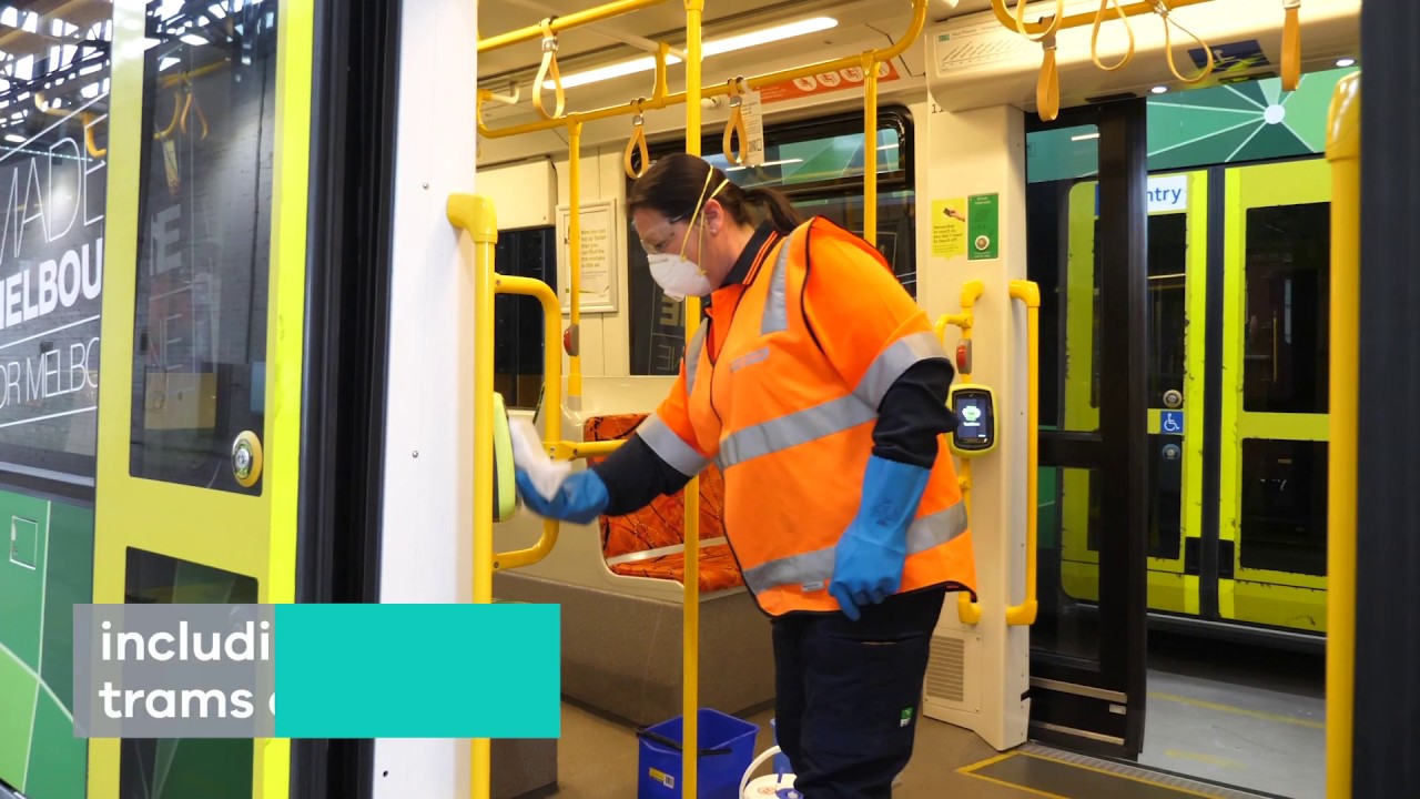 Increased cleaning on public transport - YouTube