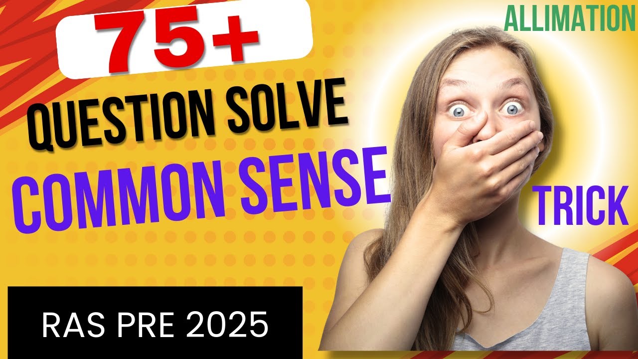 RAS PRE SOLUTION WITH COMMON SENSE, USE TRICK, HOW TO ALLIMINATE ...
