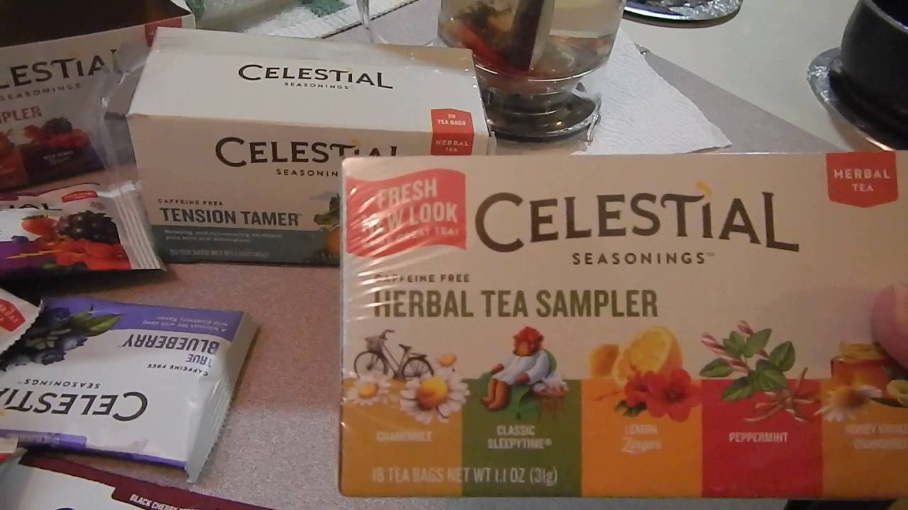 Making Celestial teas in the teavana tea steeper. - YouTube