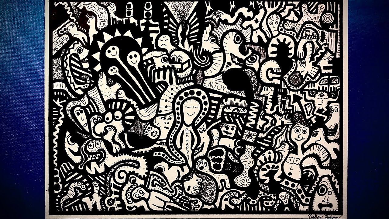 SATISFYING Drawing Time-lapse - YouTube