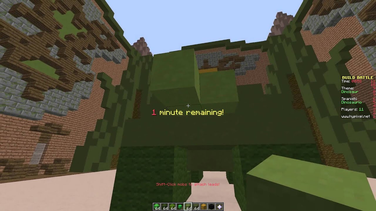 BUILD BATTLE: EL DINOSAURIO - YouTube