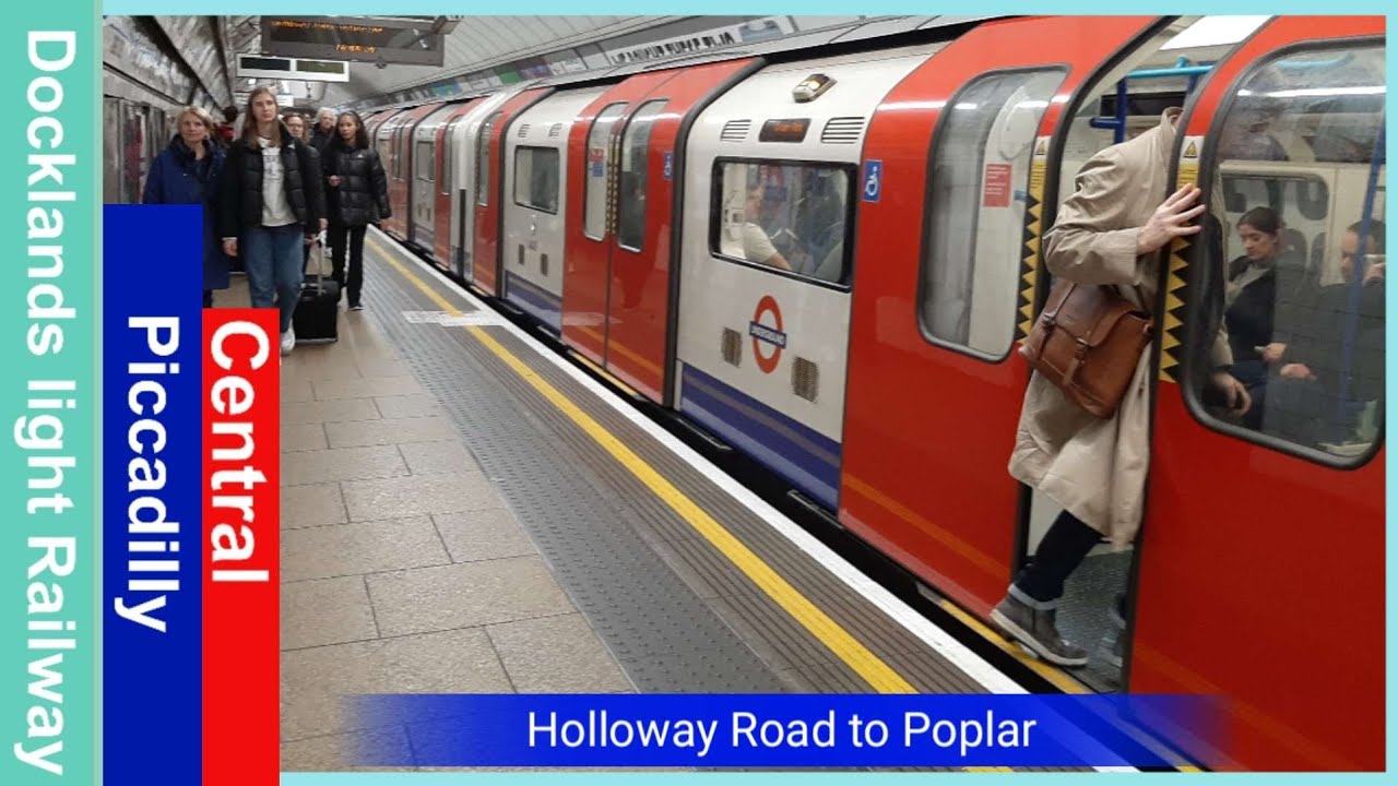 London Underground Journeys - Holloway Road to Poplar via Holborn ...
