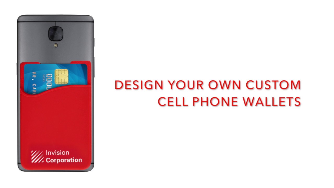 Design your own custom cell phone wallets - YouTube
