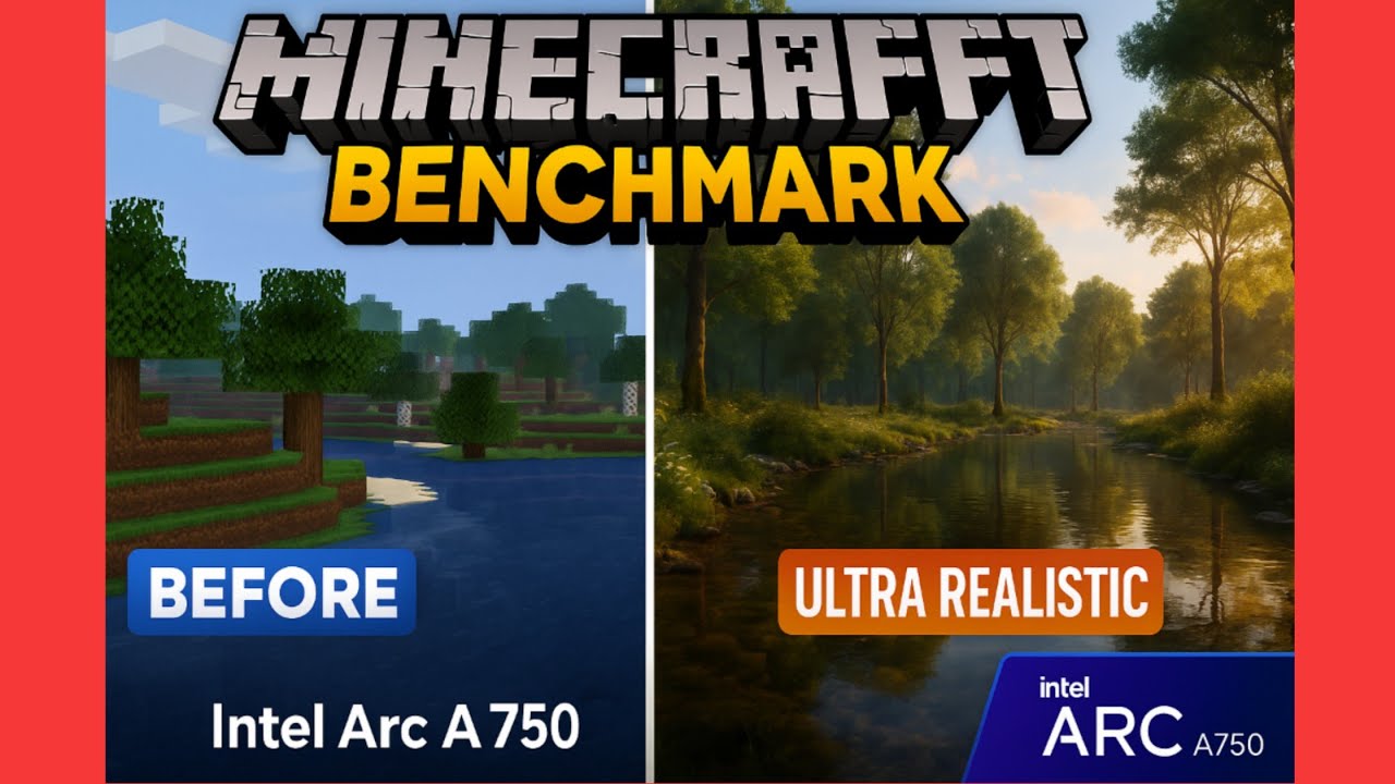 Can Intel Arc A750 Handle Minecraft Ultra Realistic Shaders? - YouTube