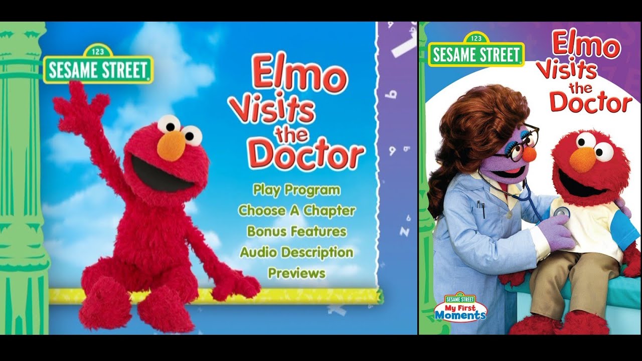 Sesame Street Elmo Visits The Doctor 2008 Dvd Menu - YouTube
