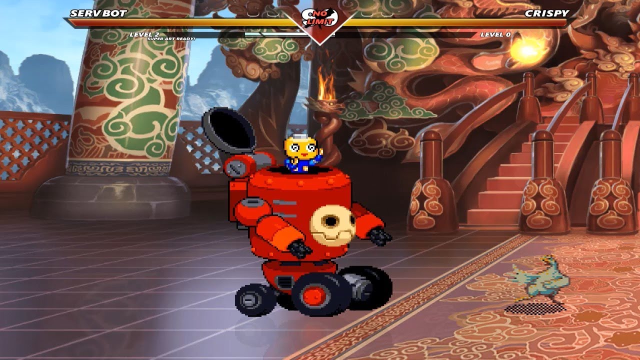 Servbot vs Crispy the Chiken | Mugen | High Level Insane Epic Fight ...