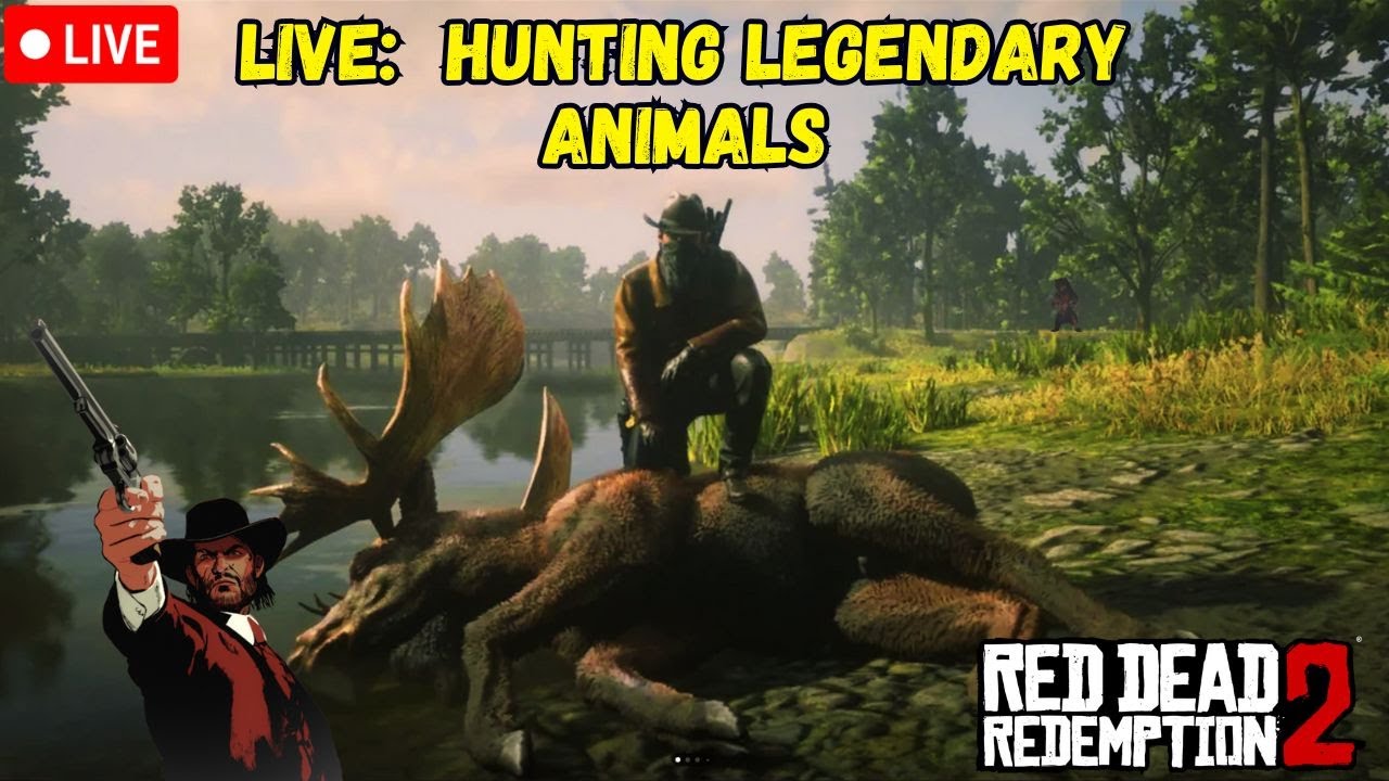 Hunting Every Legendary Animal in RDR2 LIVE! 🐾 Ultimate Wild West ...