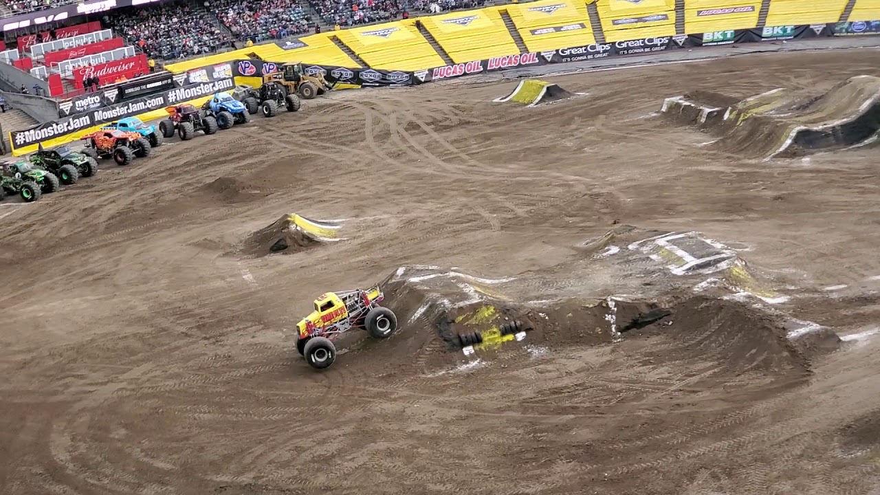 Time Flys Free Style Monster Jam Oakland Oracle Arena 2020 - YouTube