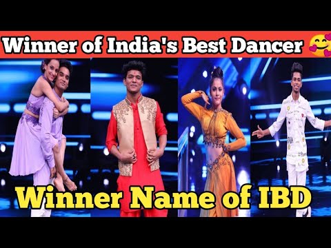 Winner of India's Best Dancer। Winner name of India's Best Dancer ...