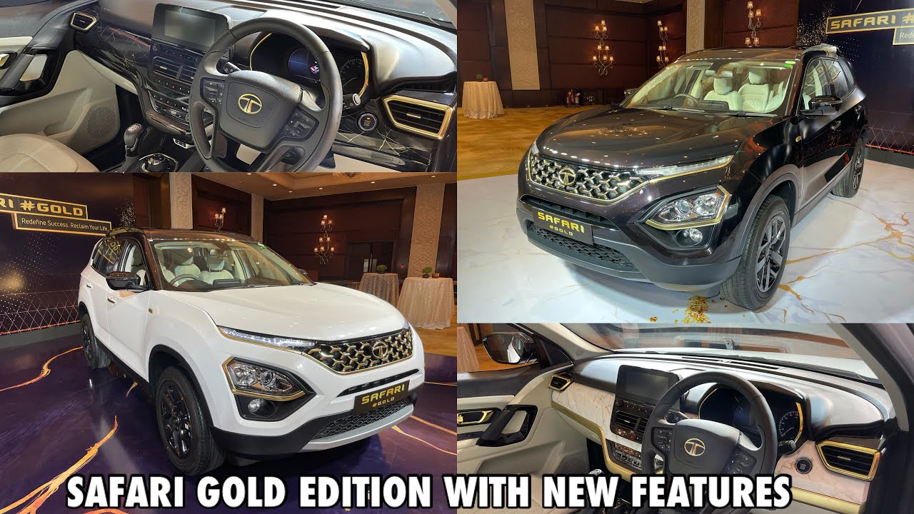 Tata Safari Gold Edition With 7 New Features| Tata safari gold edition ...