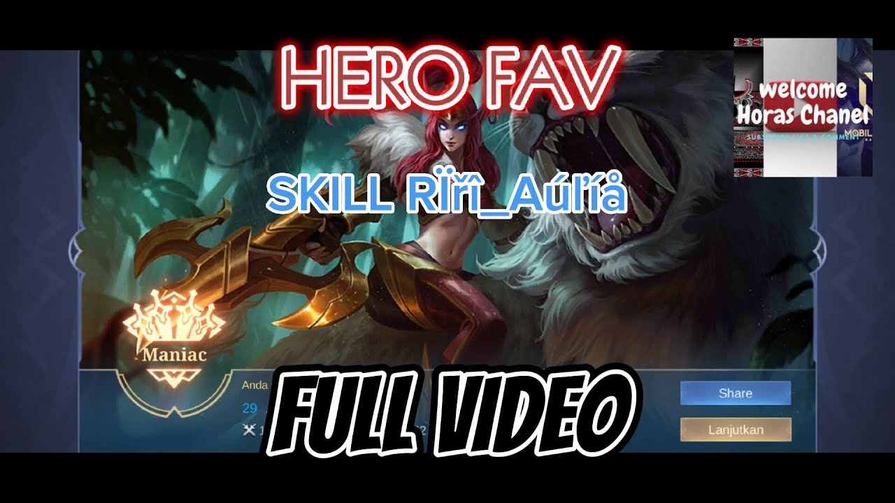 FULL VIDEO | HERO FAV | SKILL RÏřî_Aúľíå | 4K | - YouTube