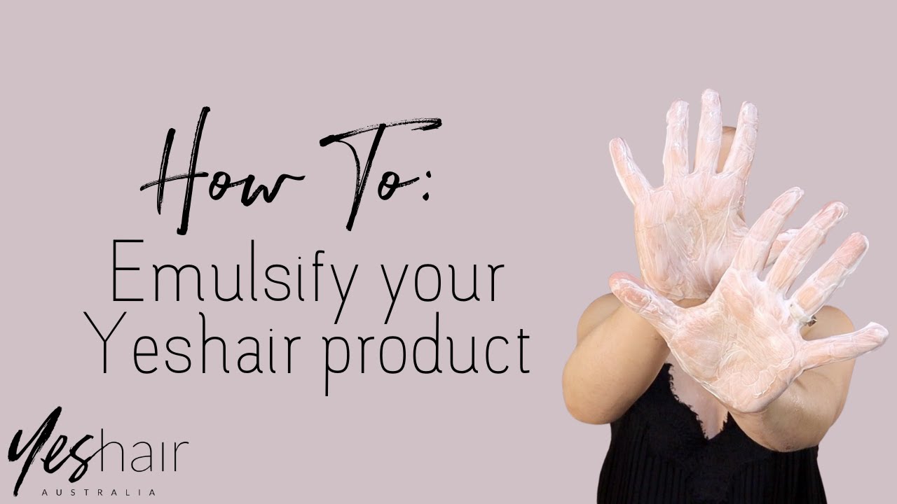 CGM How To: Emulsify your Curly hair product. - YouTube