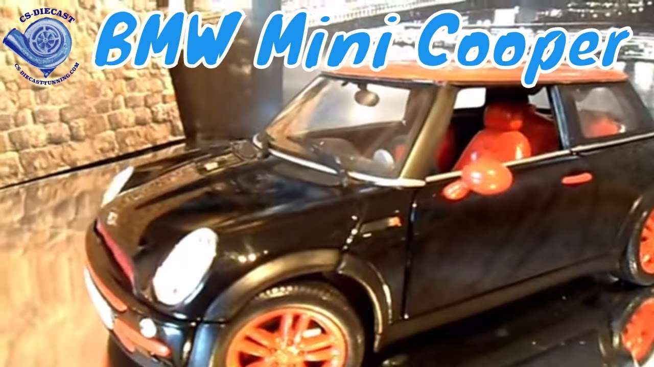 BMW Mini Cooper 1:18 scale model by maisto models - YouTube