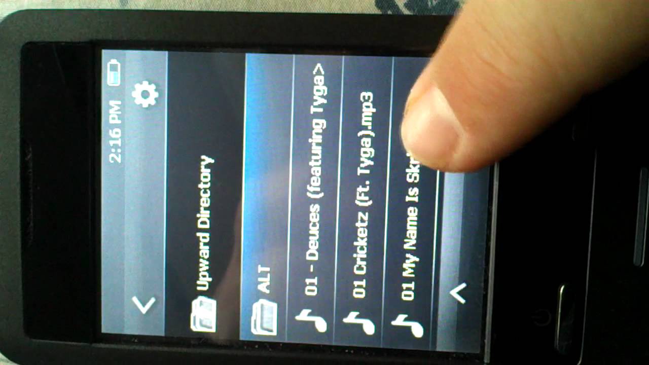 Coby mp827 - YouTube