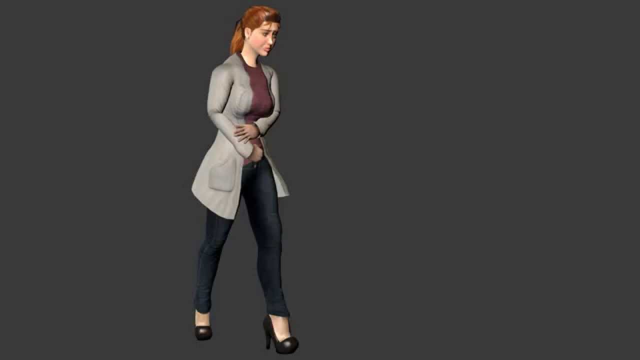 Wounded Character Walk Cycle - YouTube