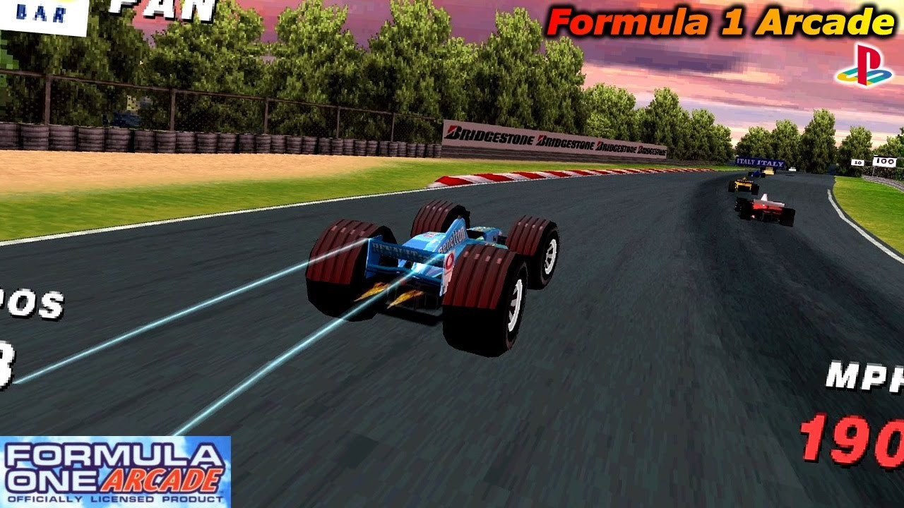 Formula One Arcade [PS1-PAL-Duckstation] - YouTube