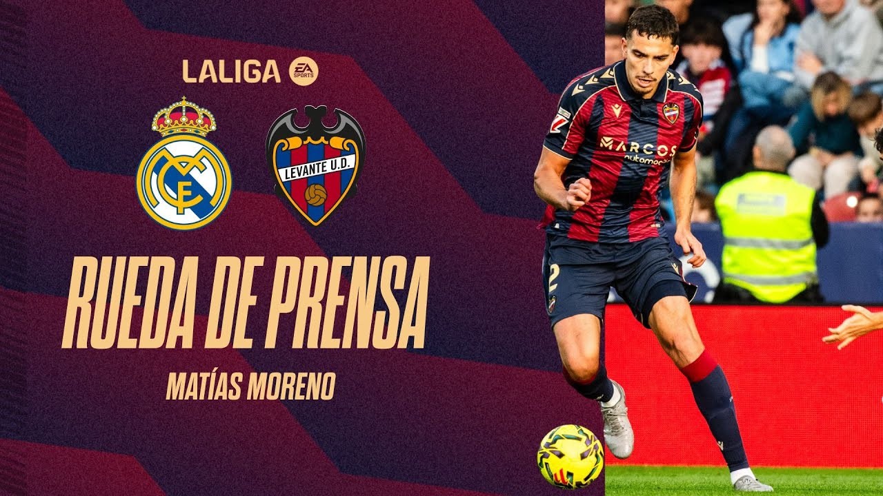 RUEDA DE PRENSA de Matías Moreno previa al encuentro ante el Real ...