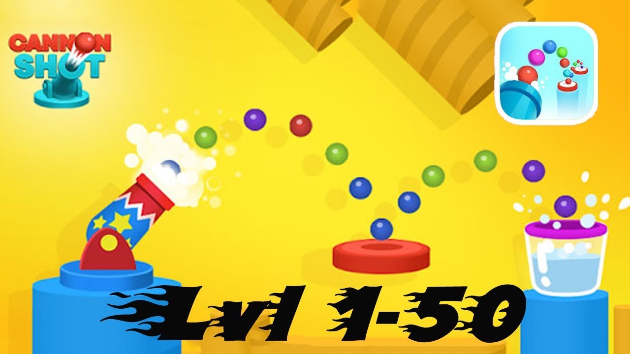 Cannon Shot Android Gameplay Levels 1-50 by Saygames - YouTube