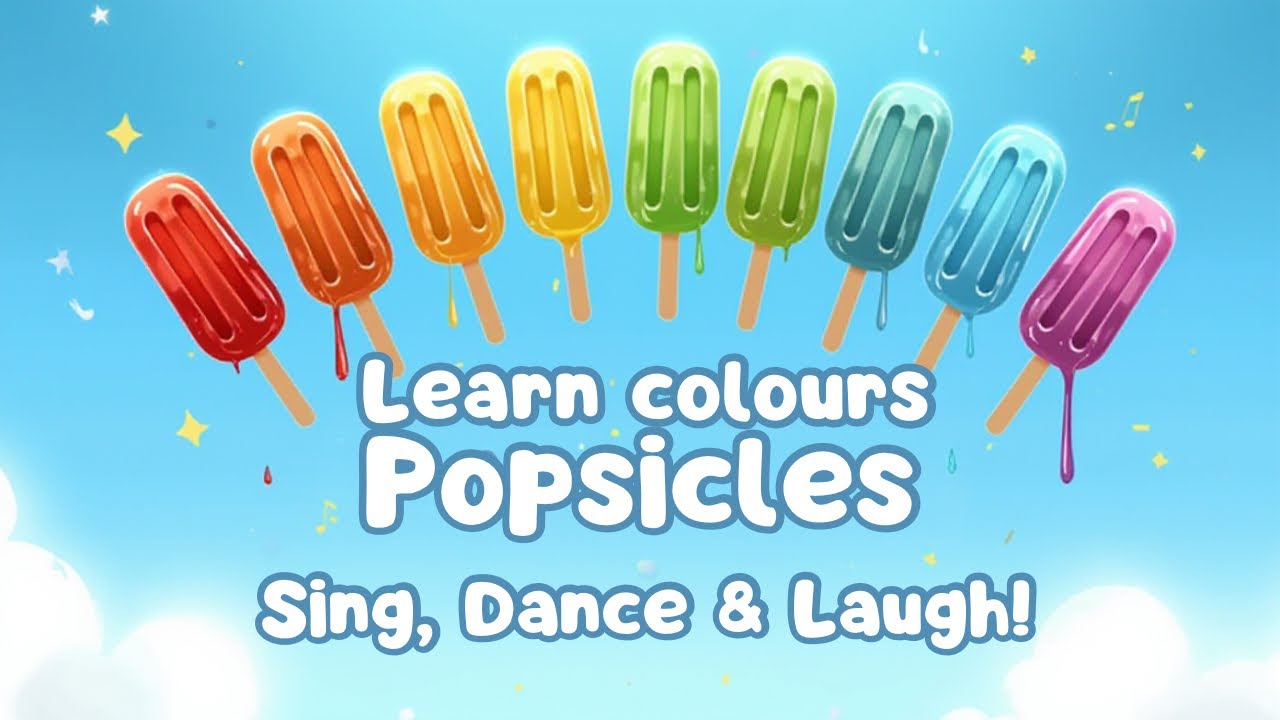 Learn colours with Rainbow Popsicles 🍦 | Color Song for Kids ...