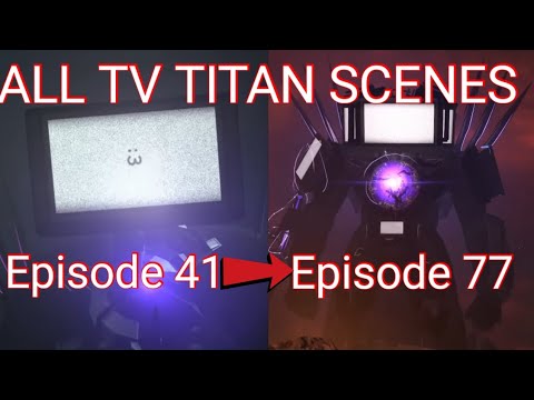Titan Tv Man ALL scenes (episode 41-77) with subtitles - YouTube
