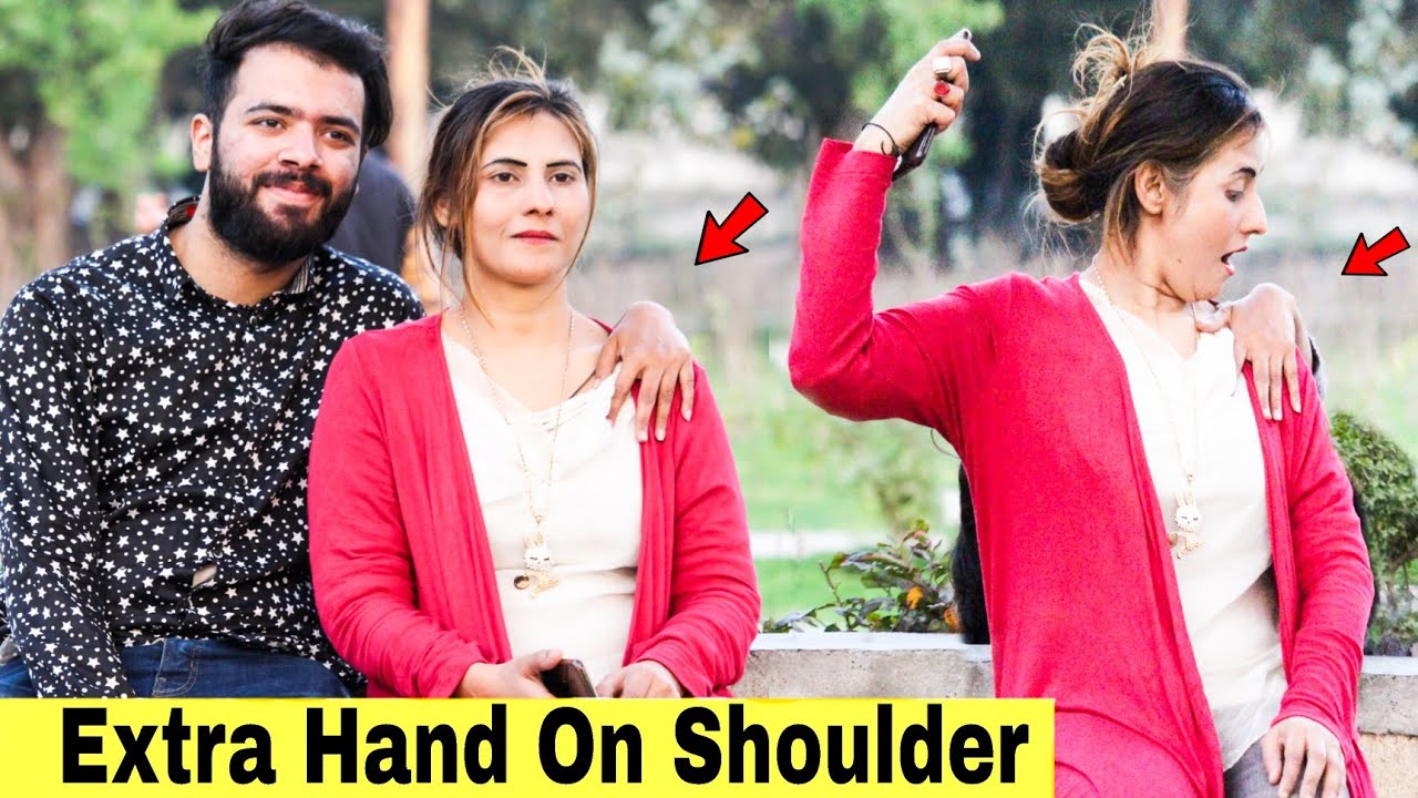 Extra Hand On Shoulder Prank | Prank in Pakistan | @hitpranksters - YouTube