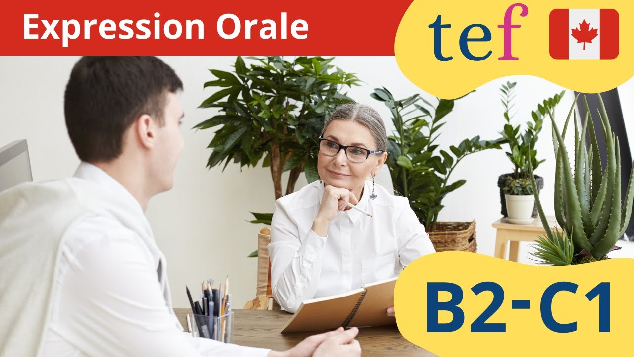 TEF Canada Expression Orale : Simulation Complète pour Réussir (Section B) - YouTube