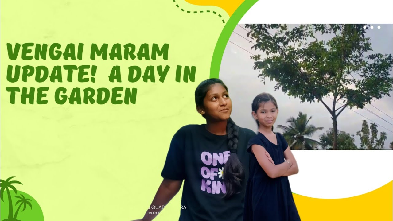 🌿 Vengai Maram Update: A Day in Our Garden Adventure! 🌿#comedy# ...