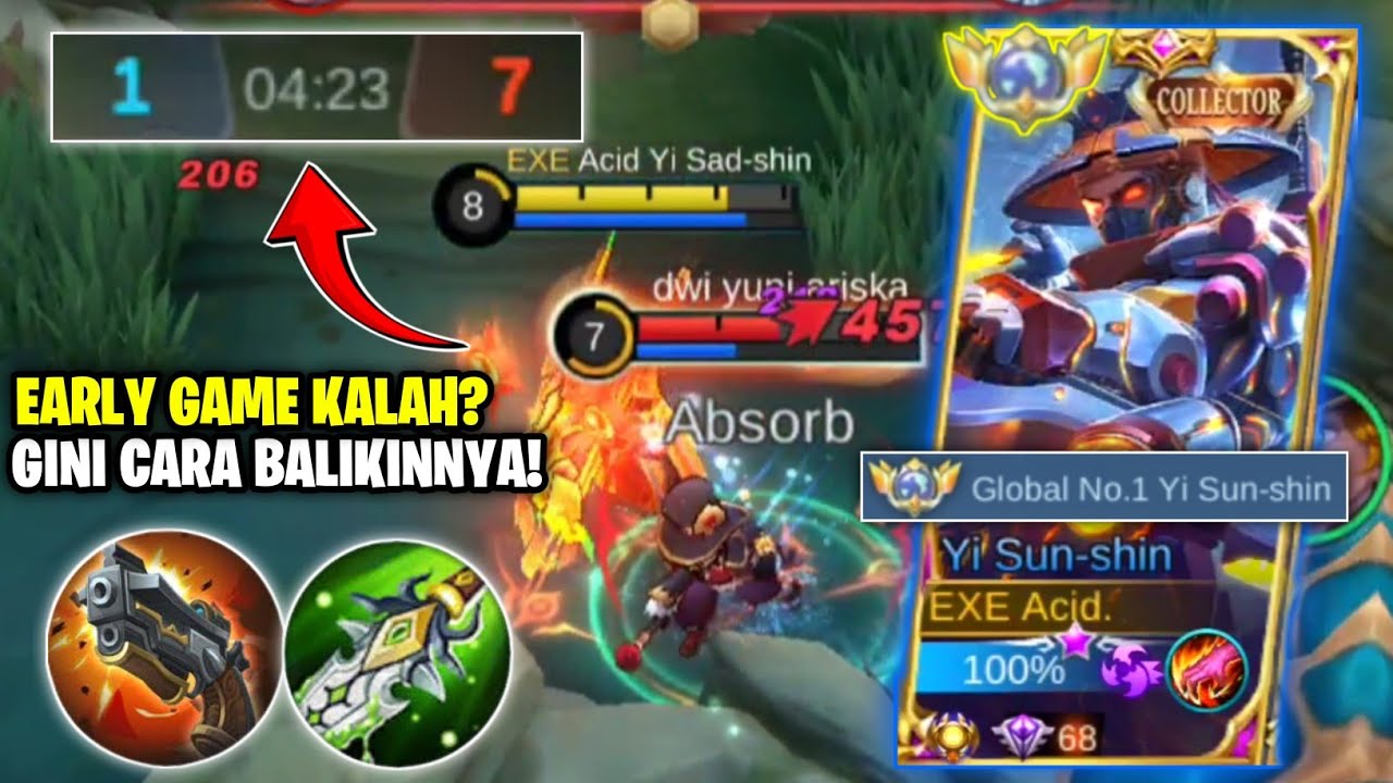 EPIC COMEBACK!! SOLO RANK EPIC TOP GLOBAL YSS CARRY US!! CARA ...