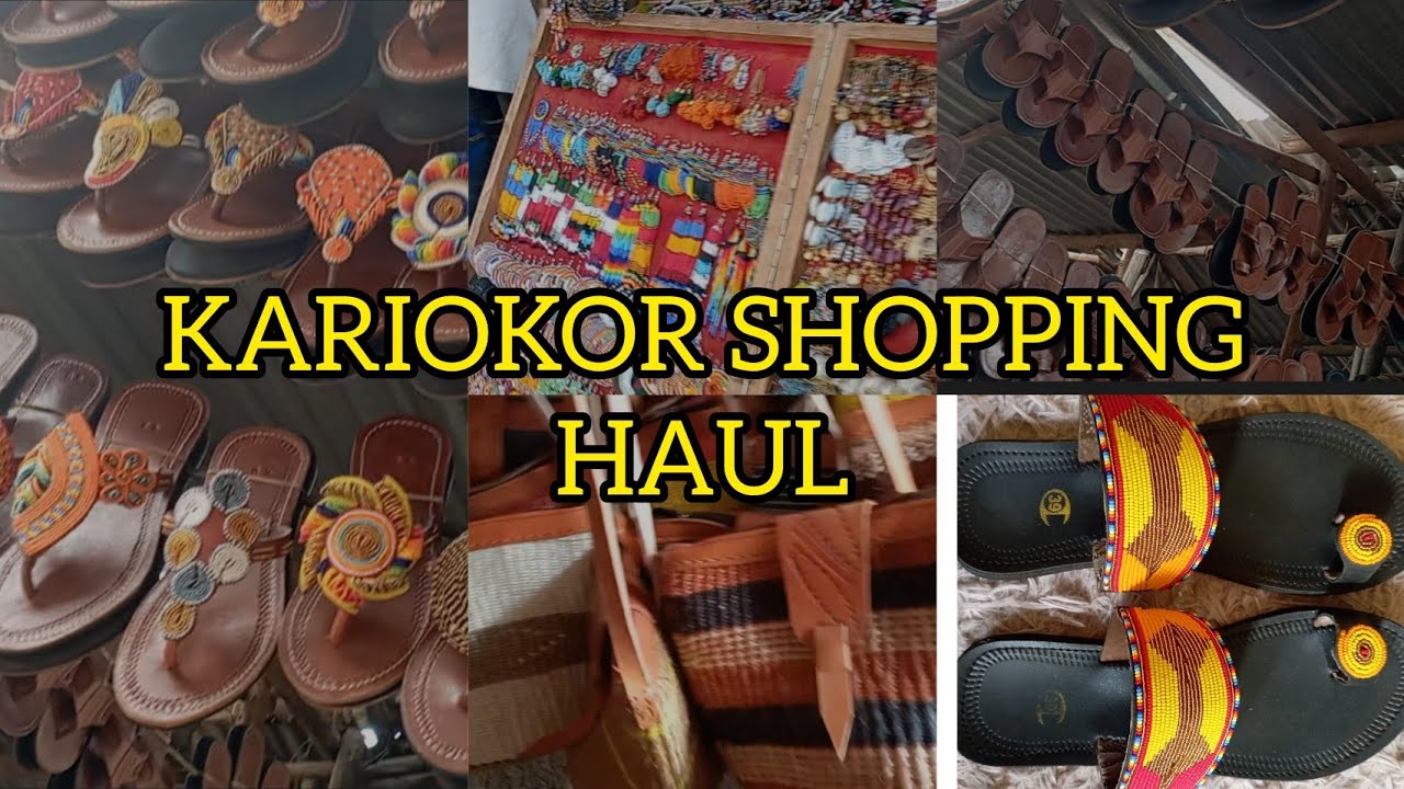 kariokor haul /get Masai sandals, earrings,bags 💫 biggest craft market ...