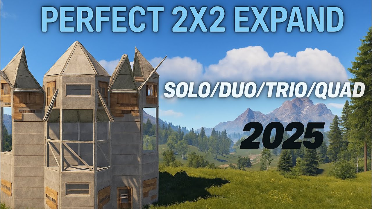 Best 2x2 Expand 2025 - Rust Solo/Duo/Trio/Quad Base Design - YouTube