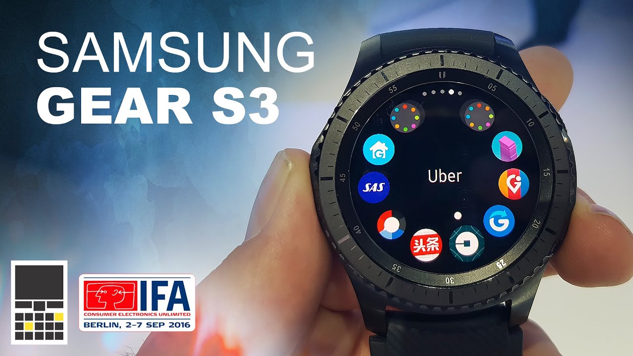 Первый взгляд на Samsung Gear S3 - IFA 2016 - Keddr.com - YouTube
