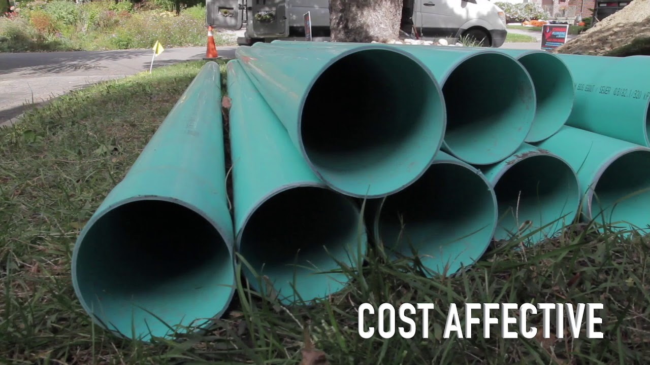 Pipe Burst Drain Replacement. Tornado Plumbing and Drain - YouTube