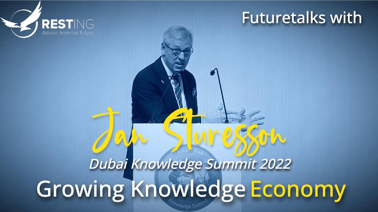 Growing Knowledge Economy - Jan Sturesson at Dubai Knowledge Summit 2022 - YouTube