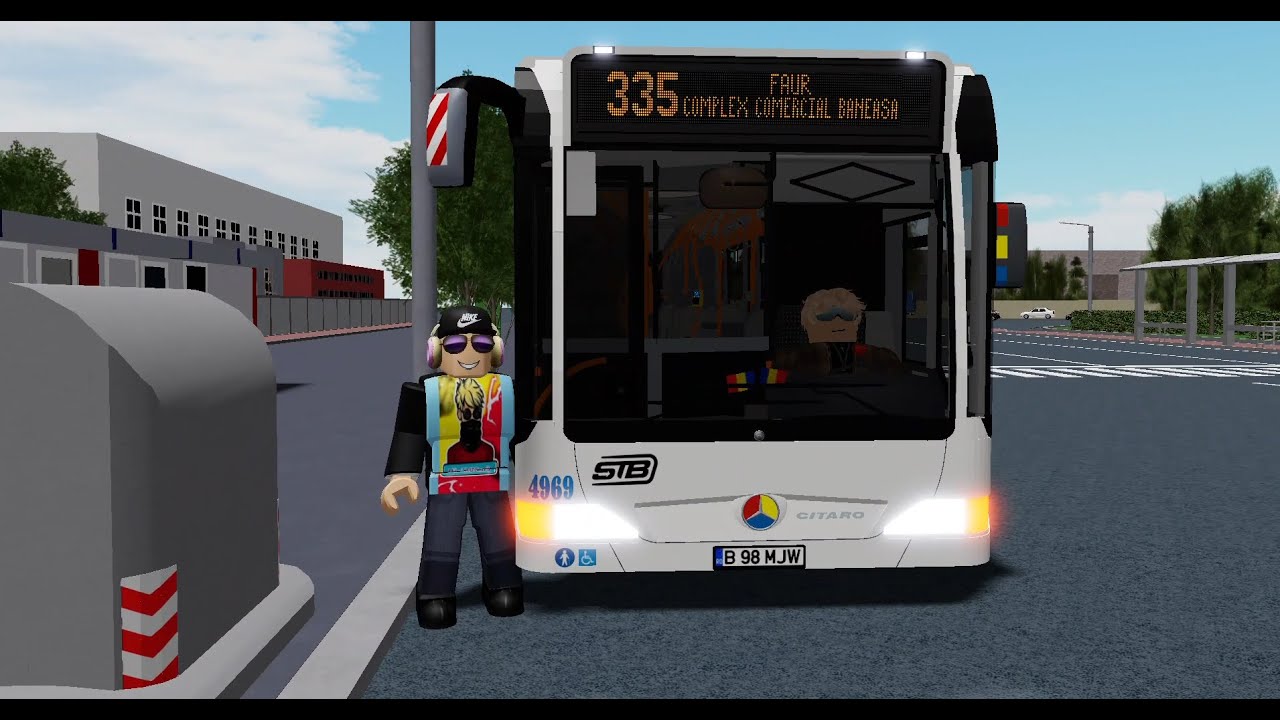 Autobuzul 4969 pe Linia 335 în Jocul STB , Bucharest de pe Roblox ...
