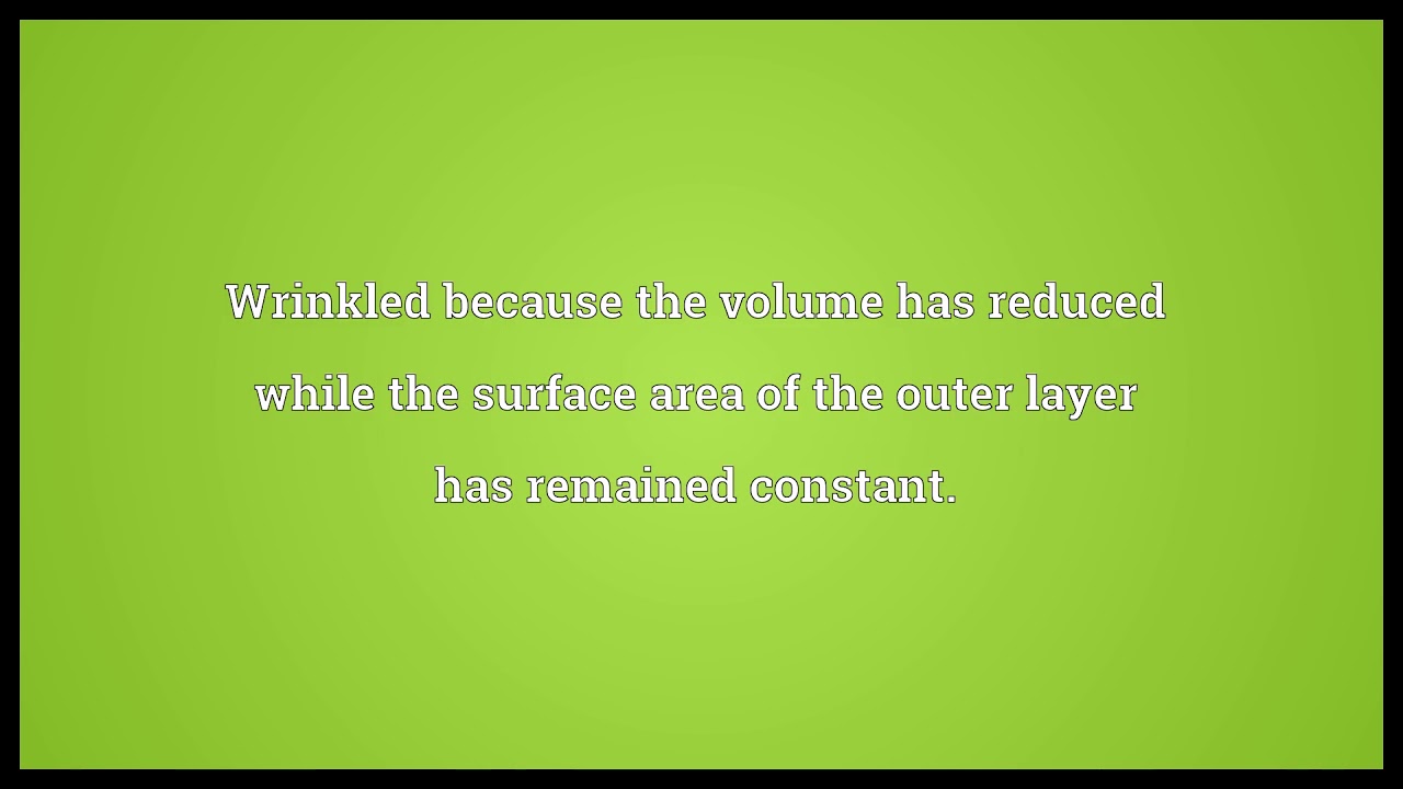 Shrivelled Meaning | Wordogram - YouTube