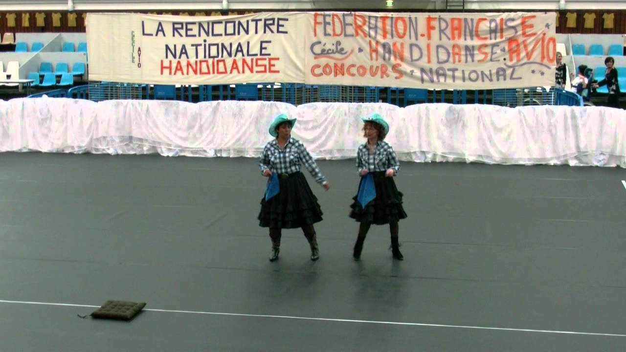 Country Handi Danse Cumbia Semana Concours National Handi Danse - YouTube