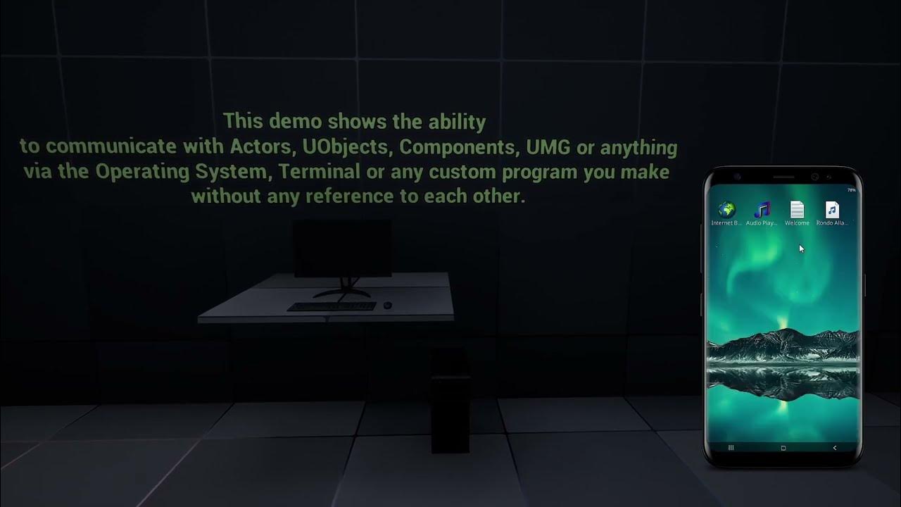 Phone Device Feature [WIP] Operating System Simulator Plugin v3 - Unreal Engine 5 - YouTube