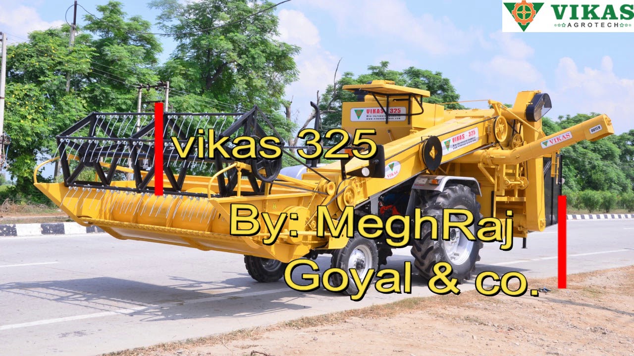 MINI HARVESTER COMBINE MACHINE HARVESTINH WHEAT PART 3 - YouTube