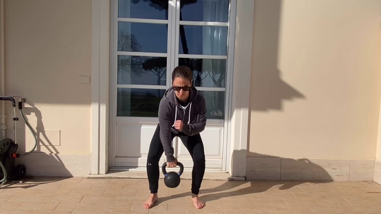 Kettlebell Dead Stop Clean - YouTube