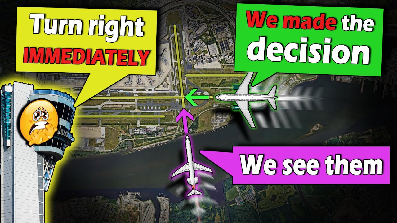 Planes DANGEROUSLY CLOSE on Converging Runways at Philadelphia! - YouTube