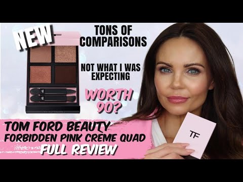 TOM FORD FORBIDDEN PINK CREME QUAD REVIEW | TONS OF COMPARISONS | - YouTube