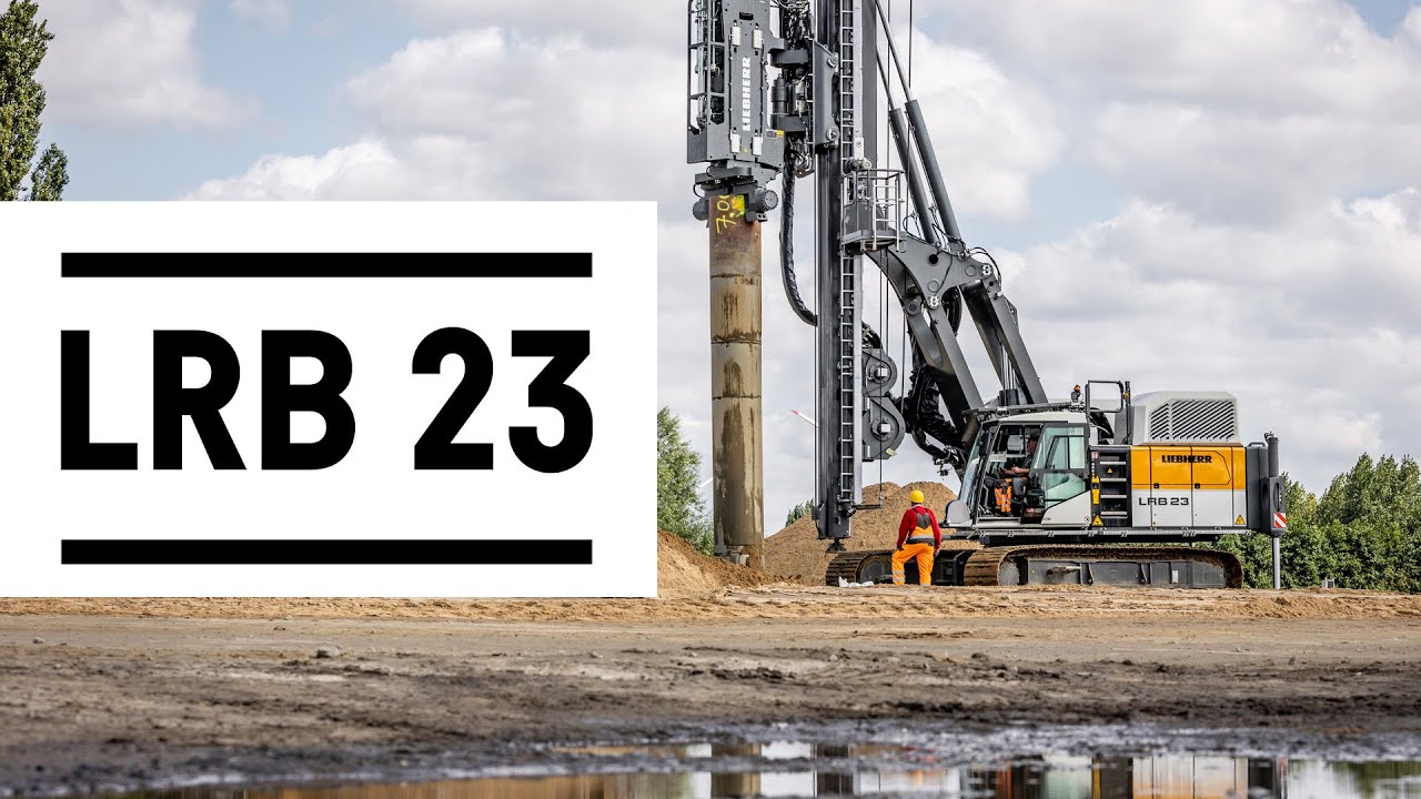 The allrounder in deep foundation – LRB 23 / Liebherr - YouTube