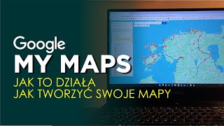 MY MAPS Google - how to upload a track, how to create routes, how it works - tutorial
