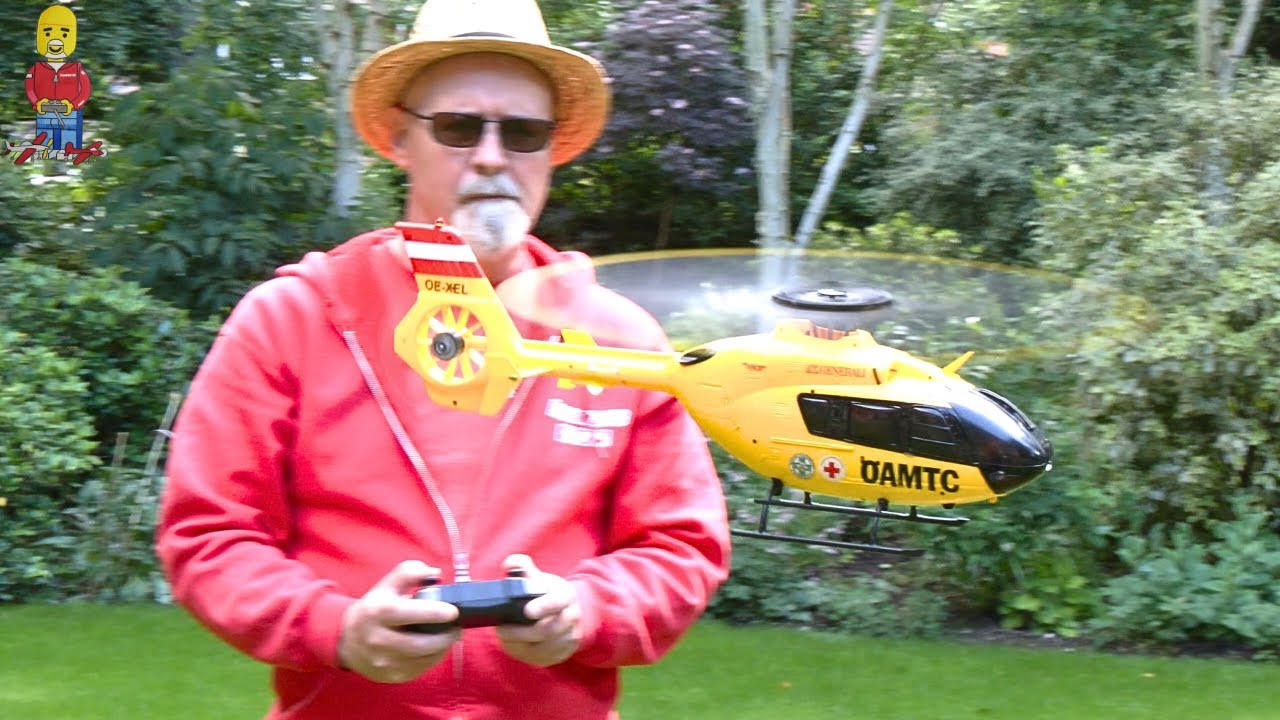 NEW AIR RESCUE SCHEME ! Easy to fly EC135 RC Helicopter - YouTube