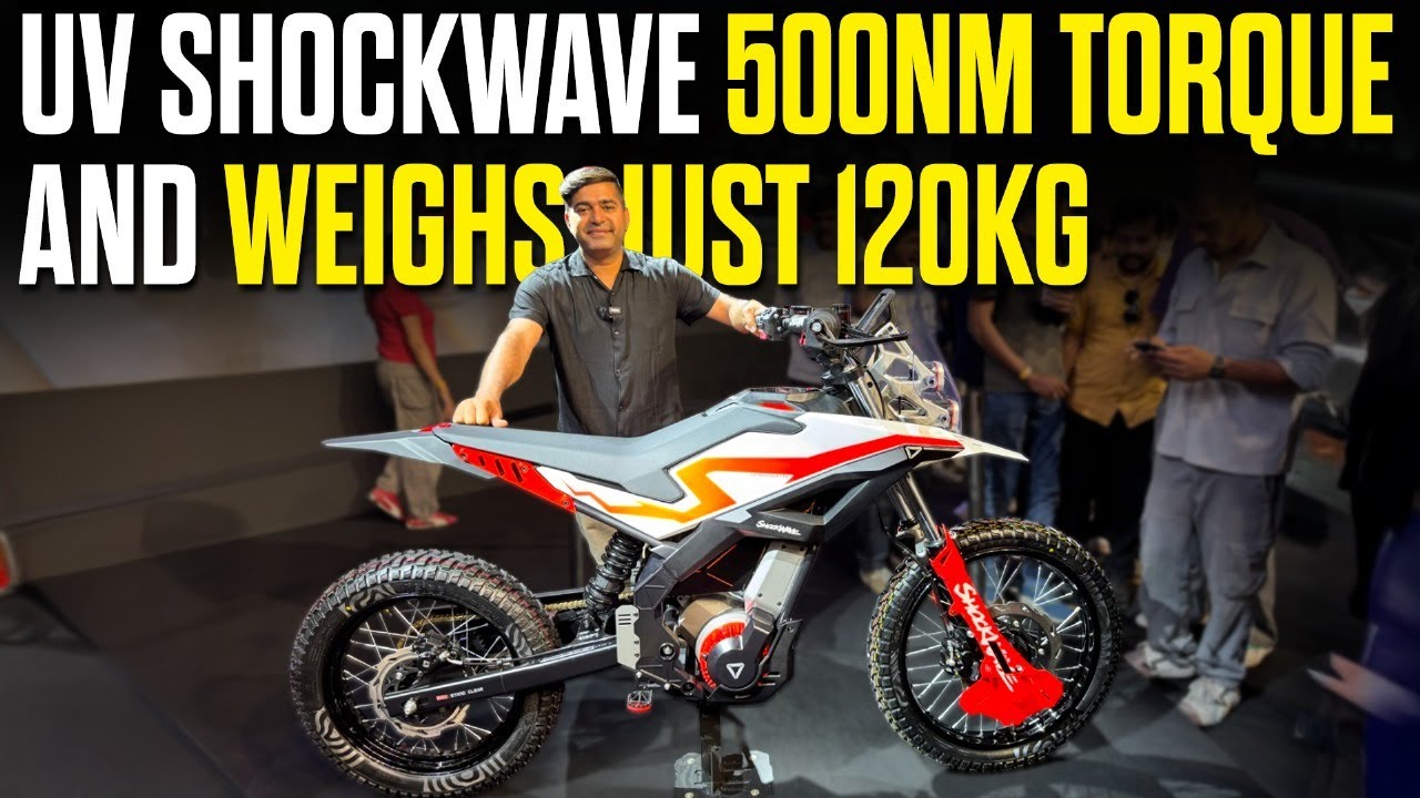 Ultraviolette Shockwave Electric Bike Launched at ₹1.75 Lakh | First ...