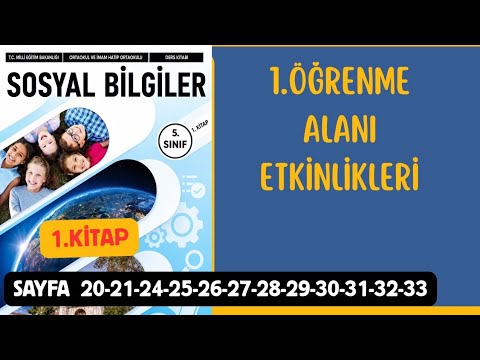 5.SINIF SOSYAL BİLGİLER 1.MEB KİTABI CEVAPLARI SAYFA 20-21-24-25-26-27-28-29-30-31-32-33