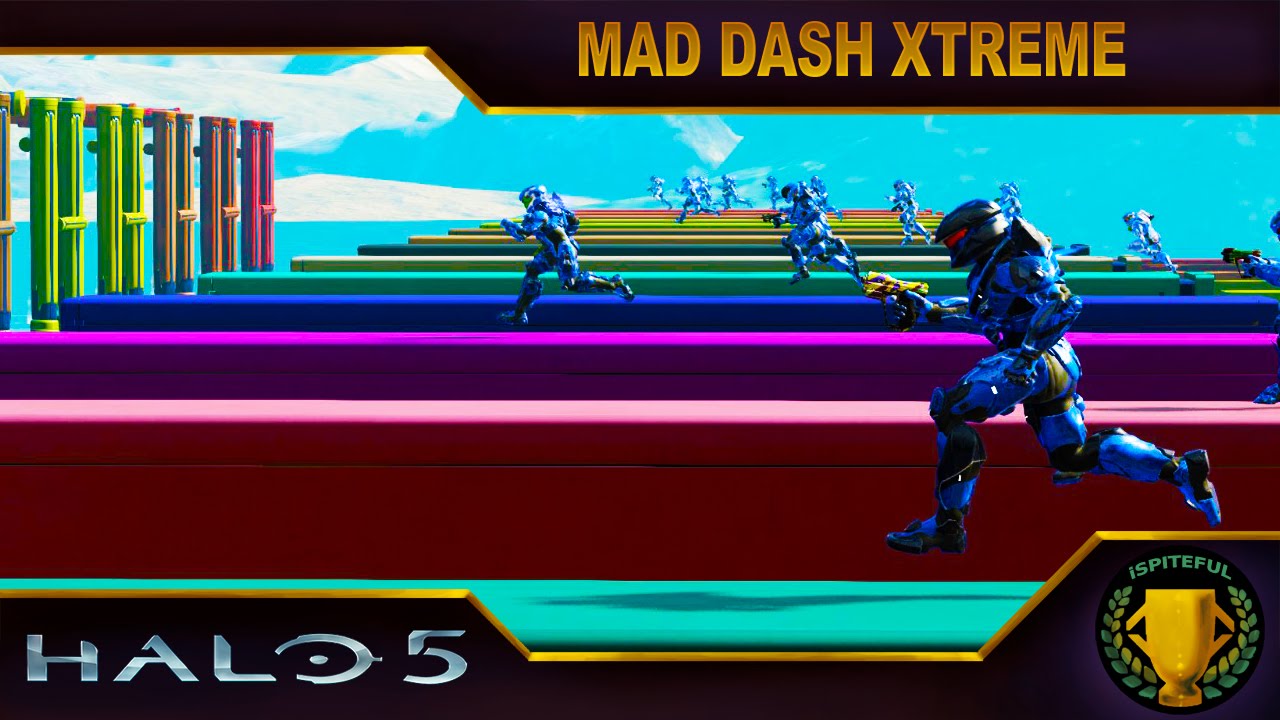 Halo 5 Custom Game : Mad Dash Xtreme - YouTube
