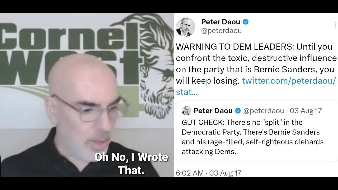 Highlights Of Peter Daou Interview Have Progressives Furious At His Non ...