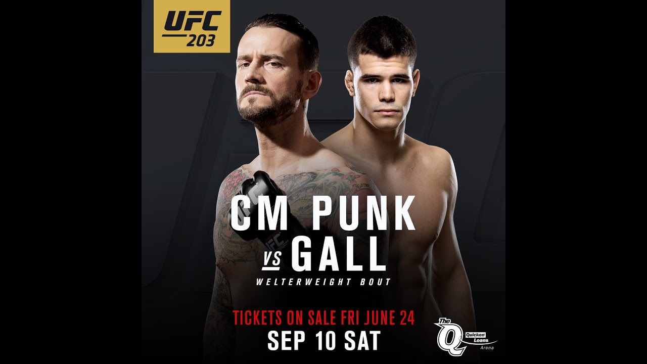 Aris Reviews - CM Punk @ UFC 203 - YouTube